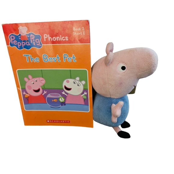 Ty | Toys | Ty Peppa Pig George And Scholastic Phonics Book | Poshmark